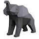 Papercraft World 3D Papercraft Model DIY Kit - Elephants | BLICK Art ...