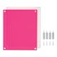 Wexel Art Double Panel Jewel Tone Acrylic Frame - Neon Pink with Silver ...