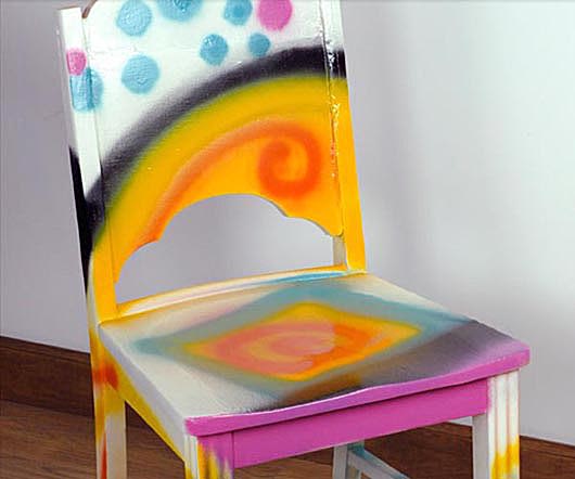 Graffiti Chair - Project Idea | BLICK Art Materials