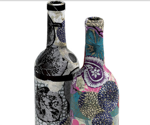 Upcycled Wine Bottle Vases - Project Idea | BLICK Art Materials