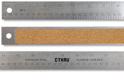 Westcott Flexible Stainless Steel Ruler - 36", Flexible | BLICK Art ...