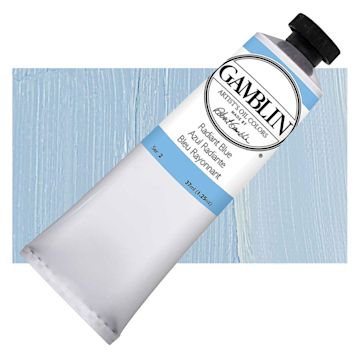 Gamblin Artist's Oil Color - Radiant Blue, 37 ml tube | BLICK Art Materials