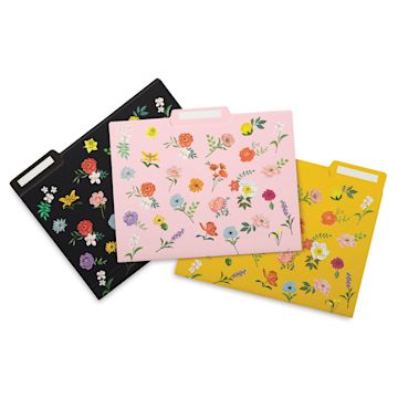 Paper Source Floral File Folders | BLICK Art Materials