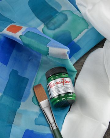 Color Block Silk Scarf | BLICK Art Materials