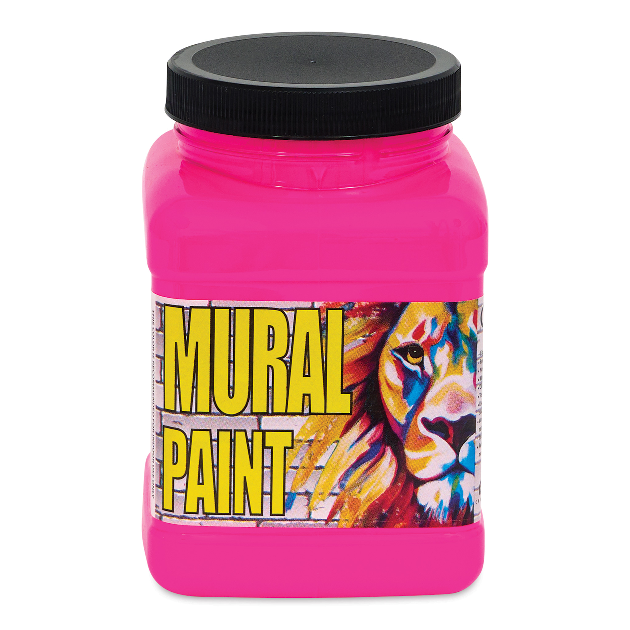 Chroma Acrylic Mural Paint - Sizzling Pink, 16 oz Jar | BLICK Art Materials