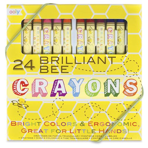 Ooly Brilliant Bee Crayons - Set of 24 | BLICK Art Materials