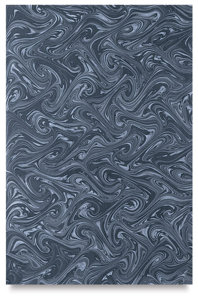 Books by Hand Marbled Paper - 12" x 19", Gray/Black | BLICK Art Materials