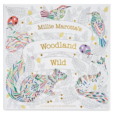 Woodland Wild Coloring Book | BLICK Art Materials