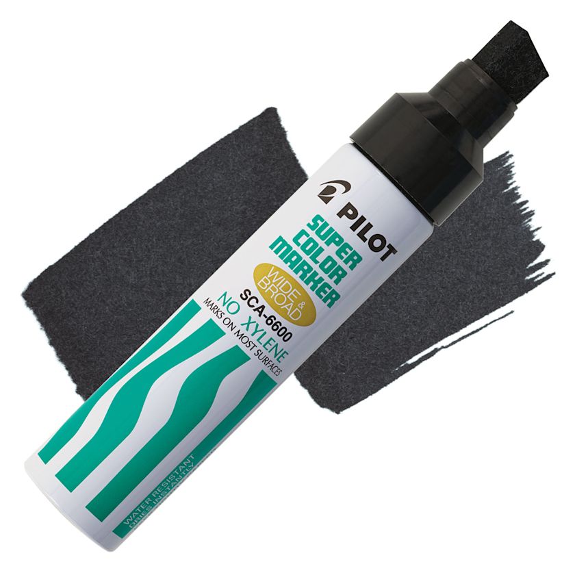Pilot Super Color Refillable Marker - Black, Jumbo | BLICK Art Materials