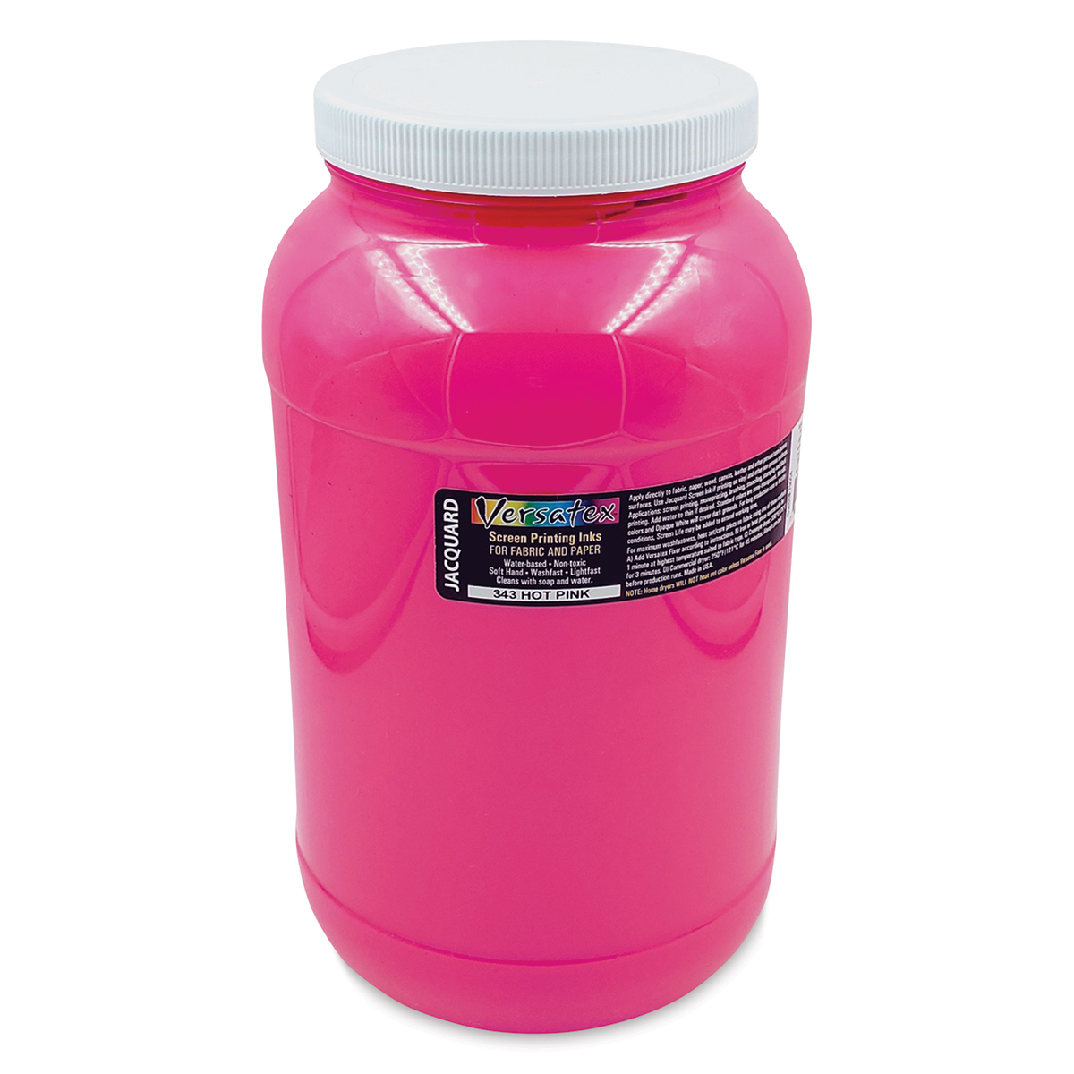 Jacquard Versatex Screen Printing Ink - Hot Pink, 128 oz jar | BLICK ...