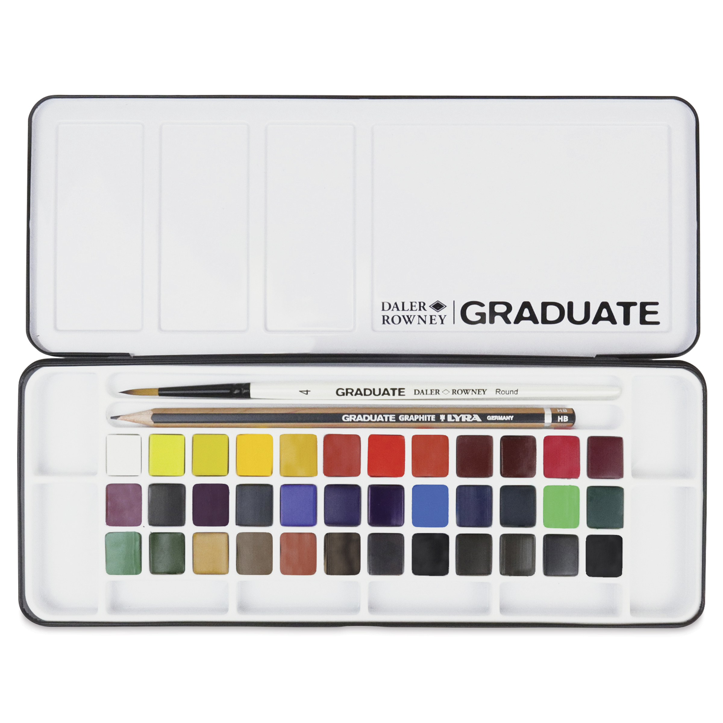 Daler-Rowney Graduate Watercolor Half Pans - Set of 36 | BLICK Art ...