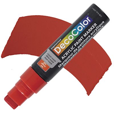 Decocolor Acrylic Jumbo Paint Marker - Red | Utrecht Art Supplies
