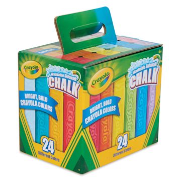 Crayola Washable Sidewalk Chalk - Assorted Colors, Set of 24 | BLICK ...