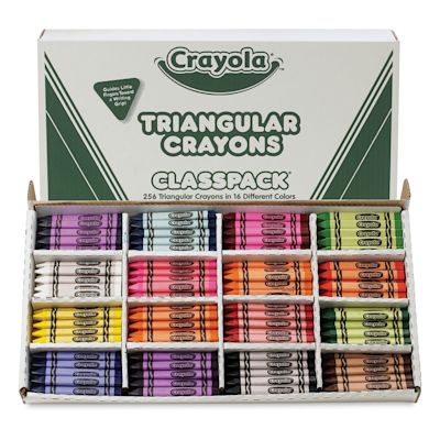 Crayola Triangular Crayons - Classpack of 256 | BLICK Art Materials