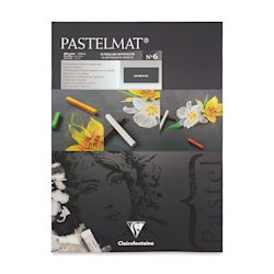 Clairefontaine Pastelmat Card Pad - 12'' x 16'', Anthracite, 12 Sheets ...