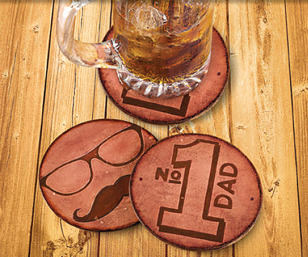 Custom Leather Coasters - Project Idea | BLICK Art Materials