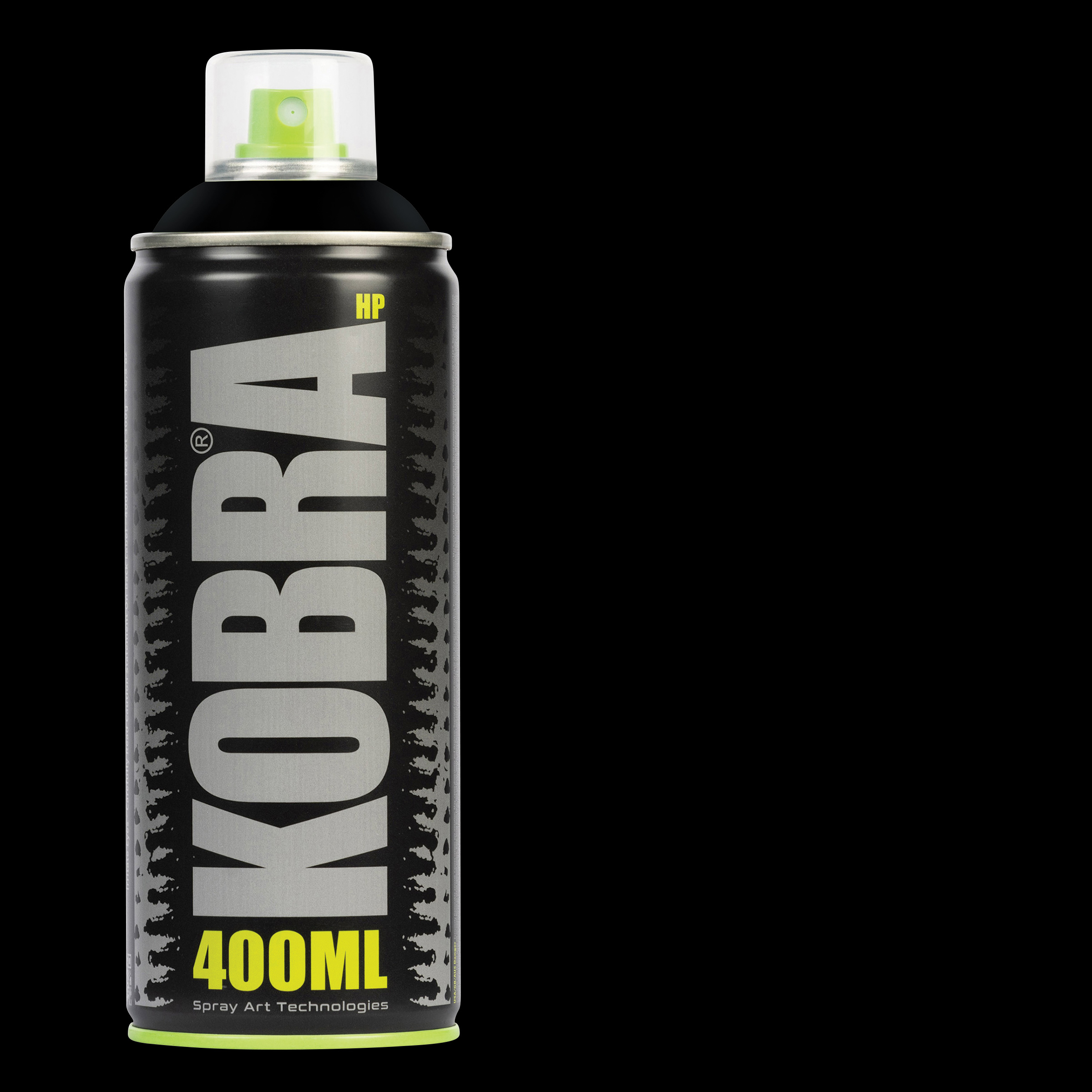 Kobra High Pressure Spray Paint - Supergloss Black, 400 ml | BLICK Art ...