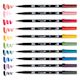 Tombow Dual Brush Pens - Nineties Colors, Set of 10 | BLICK Art Materials