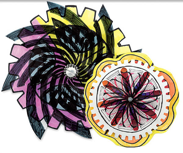 Op Art Spinners - Project Idea | BLICK Art Materials