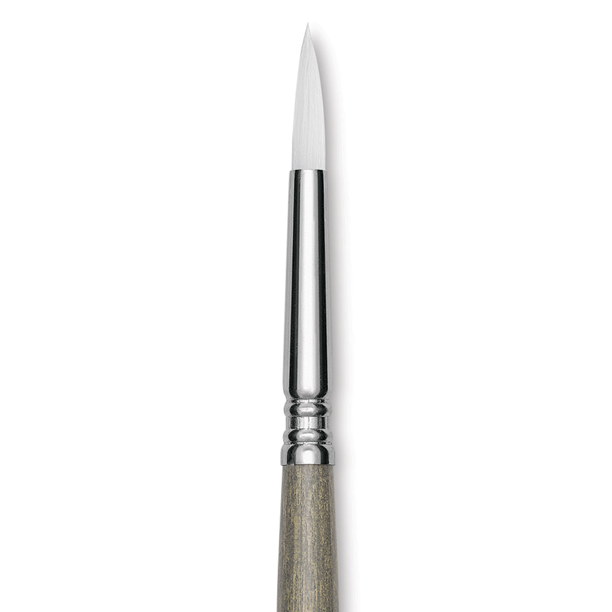 Escoda Perla Toray White Synthetic Brush - Round, Short Handle, Size 8 ...