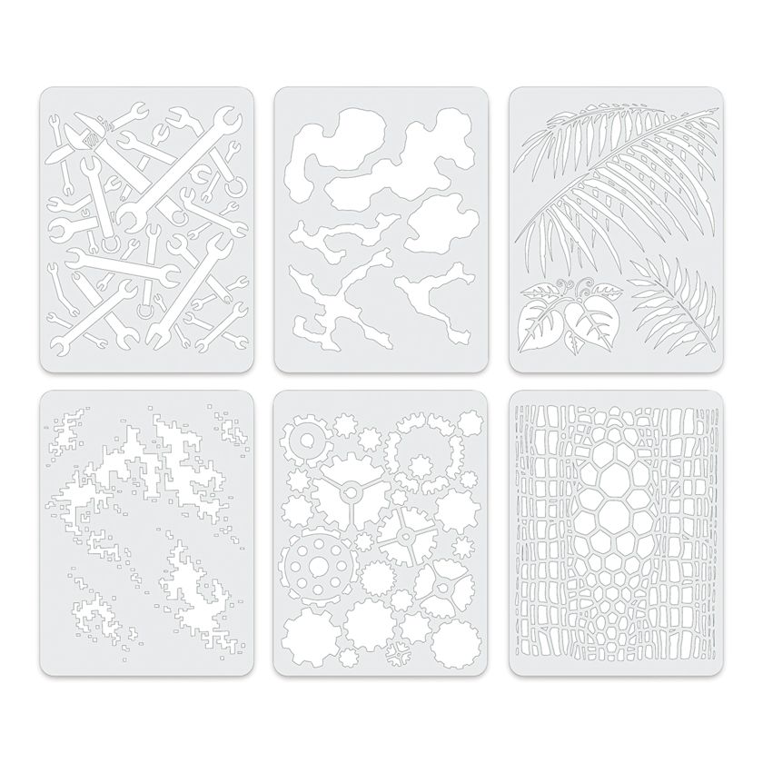 Iwata Artool Freehand Template - Set of 6, Kustom FX 4 Mini | BLICK Art ...