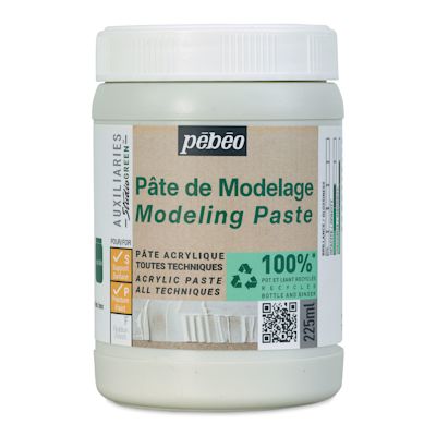 Pebeo Studio Green Modeling Paste - 225 ml | BLICK Art Materials