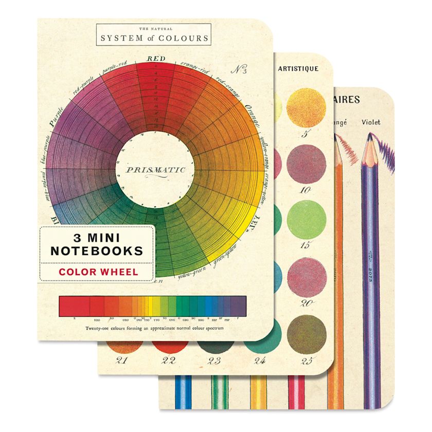 Cavallini Color Wheel Mini Notebooks | BLICK Art Materials