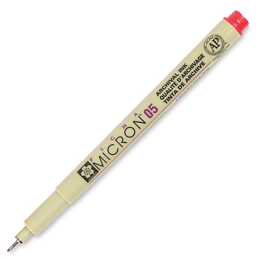 Sakura Pigma Micron Pen - Red, 05 | BLICK Art Materials