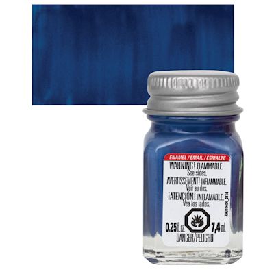 Testors Enamel Paint - Dark Blue, 1/4 oz bottle | BLICK Art Materials