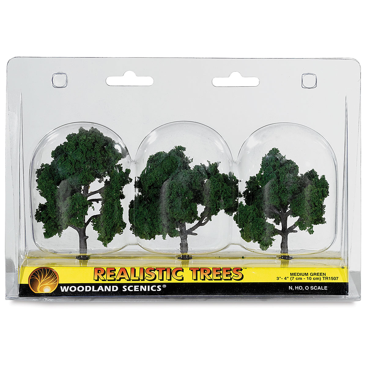 Woodland Scenics Model Scenery - Ready Made Trees, 3"-4", Medium Green ...
