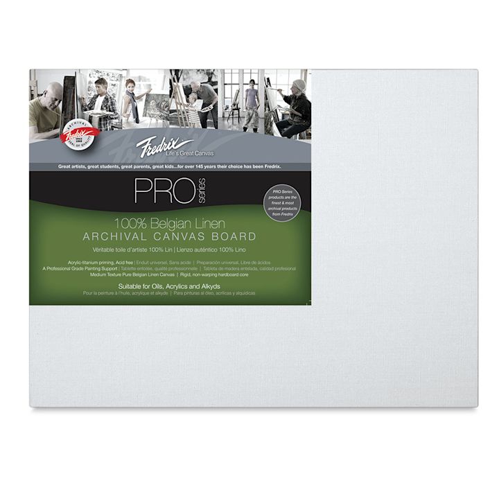 Fredrix Pro Series Belgian Linen Boards | BLICK Art Materials