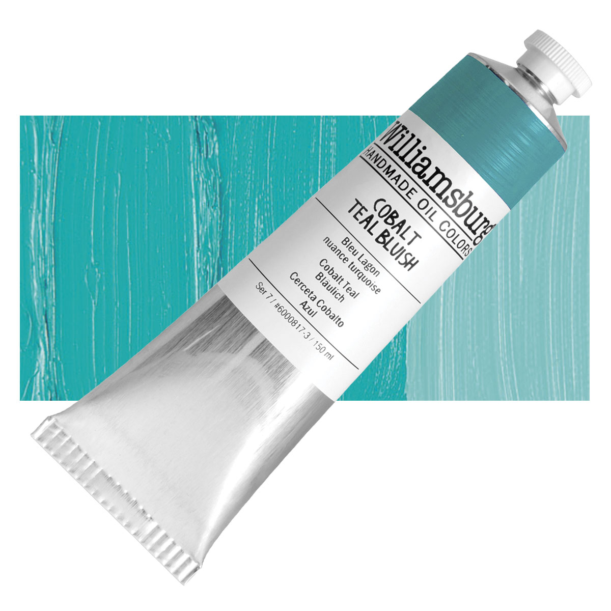 Williamsburg Handmade Oil Paint - Cobalt Teal Bluish, 150 ml tube ...