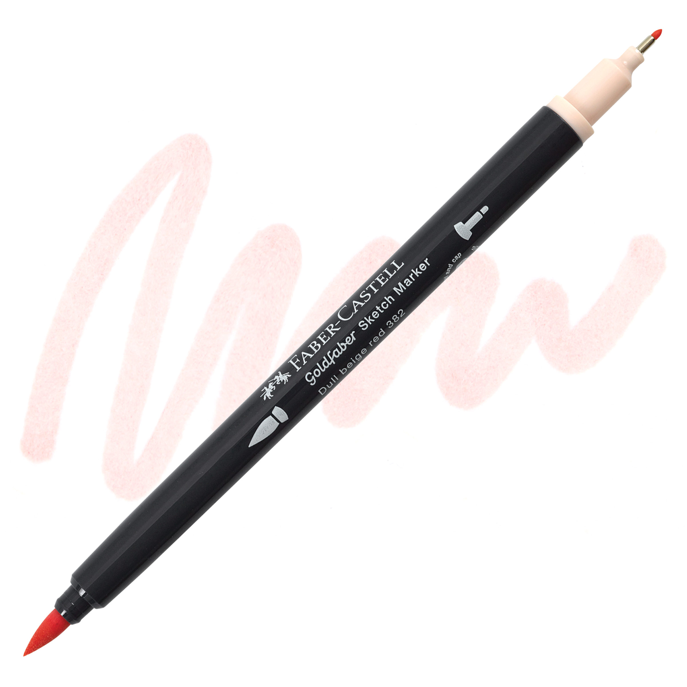 Faber-Castell Goldfaber Sketch Dual-Tip Marker - 382 Dull Beige Red ...