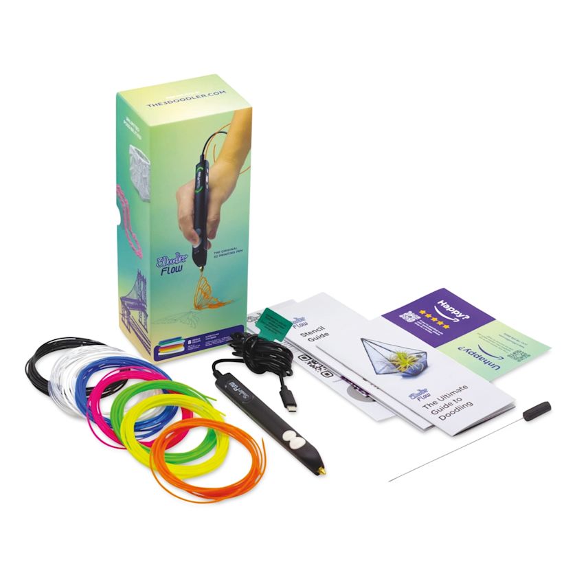 3Doodler Flow Essentials 3D Printing Pen Set | BLICK Art Materials