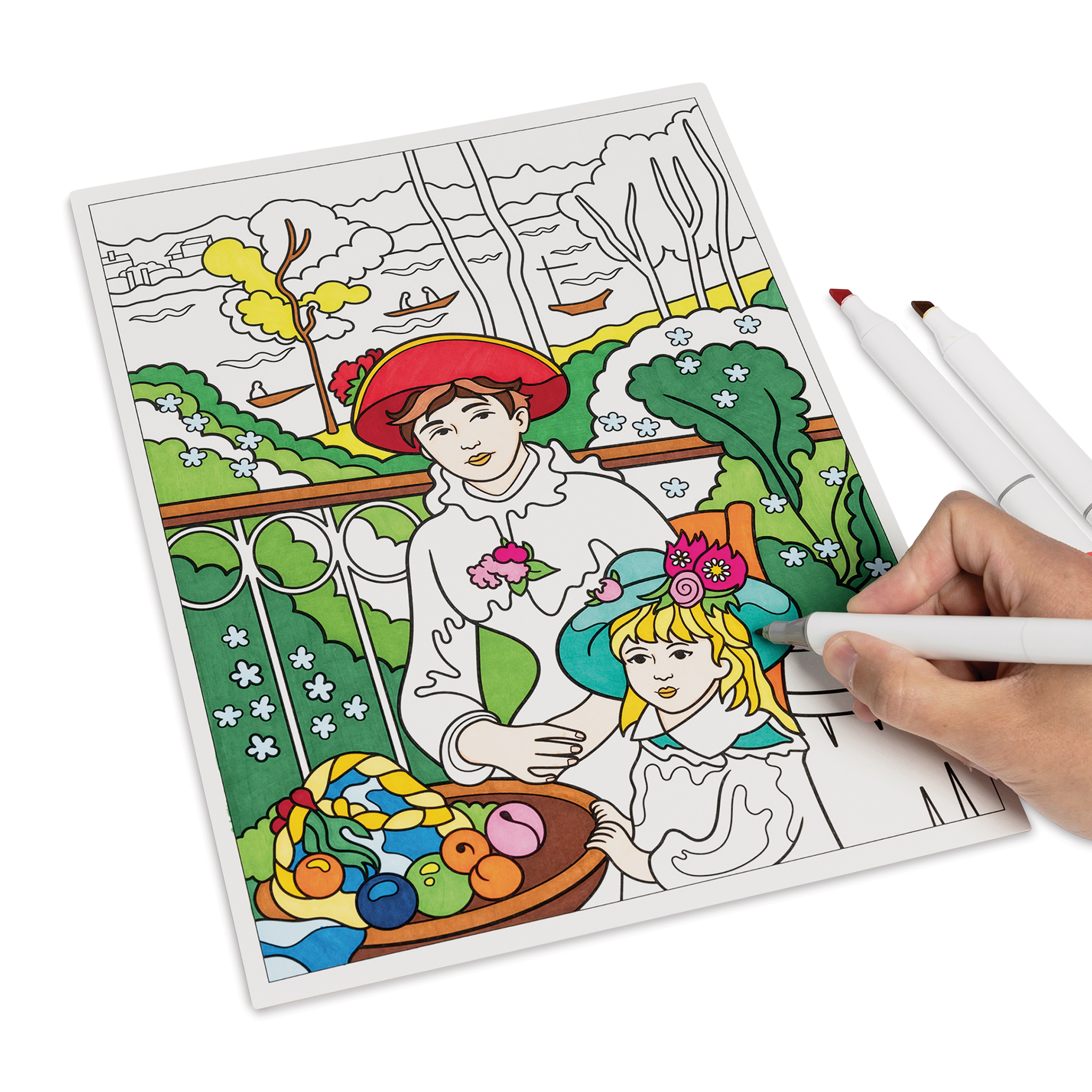 Monet Coloring Pages For Kids