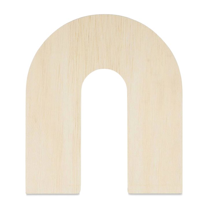 Walnut Hollow Birch Plywood Organic Shape - Open Arch, 1/4" | BLICK Art ...