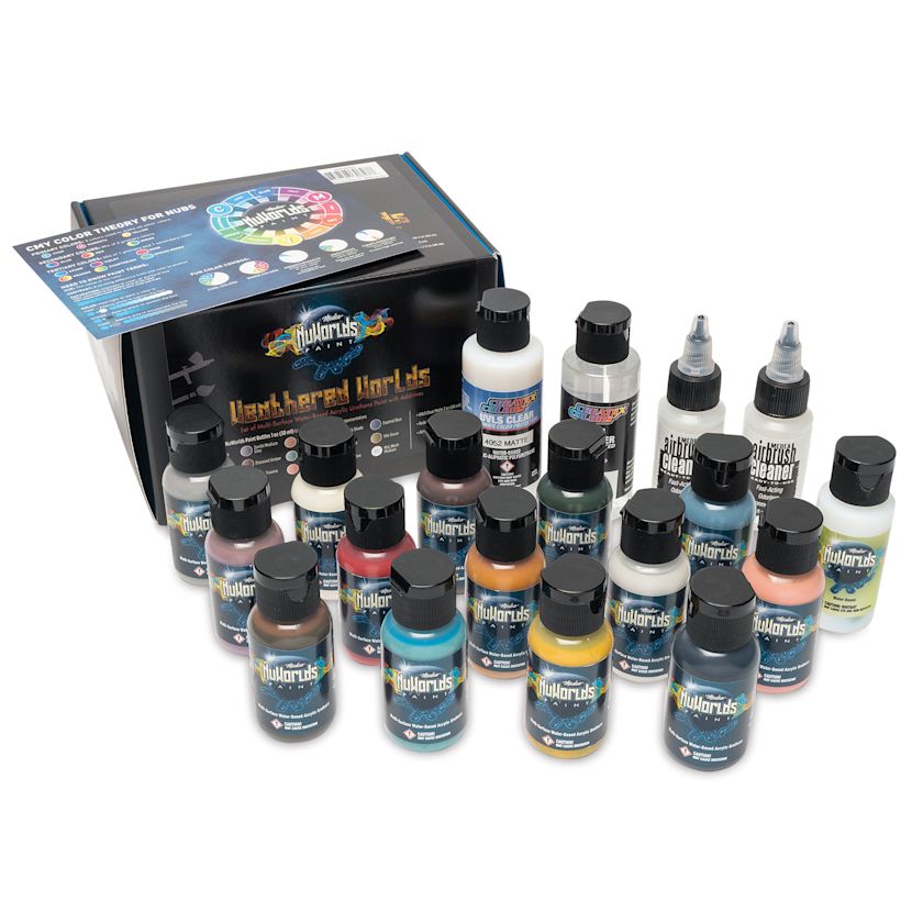 Iwata Medea NuWorlds Airbrush Paints and Sets | BLICK Art Materials