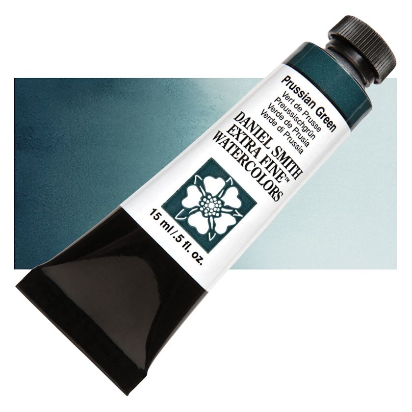 Daniel Smith Extra Fine Watercolor - Prussian Green, 15 ml Tube | BLICK ...