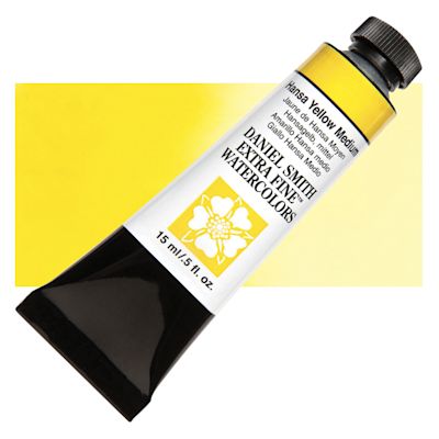 Daniel Smith Extra Fine Watercolor - Hansa Yellow Medium, 15 ml Tube ...
