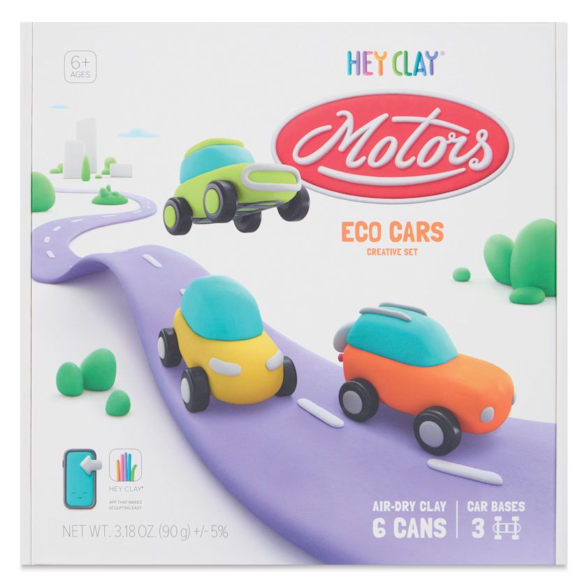 Fat Brain Toys Hey Clay Kit - Eco Cars | BLICK Art Materials