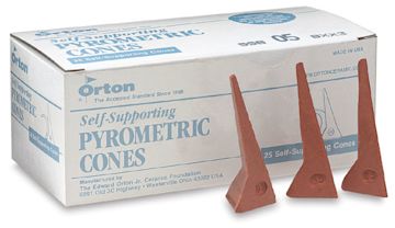 Orton Self-Supporting Cones | BLICK Art Materials