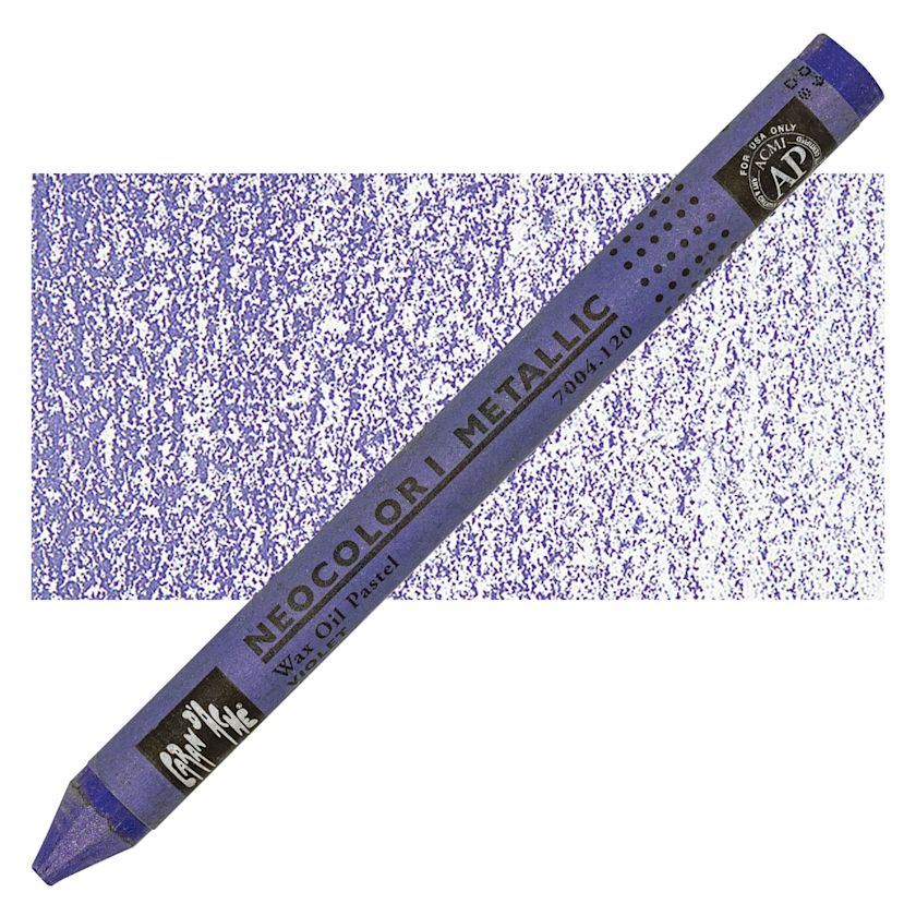 Caran d'Ache Neocolor I Wax Pastel - Violet, Metallic | BLICK Art Materials