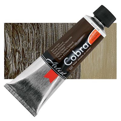 Royal Talens Cobra Water Mixable Oil Color - Raw Umber, 150 ml tube ...