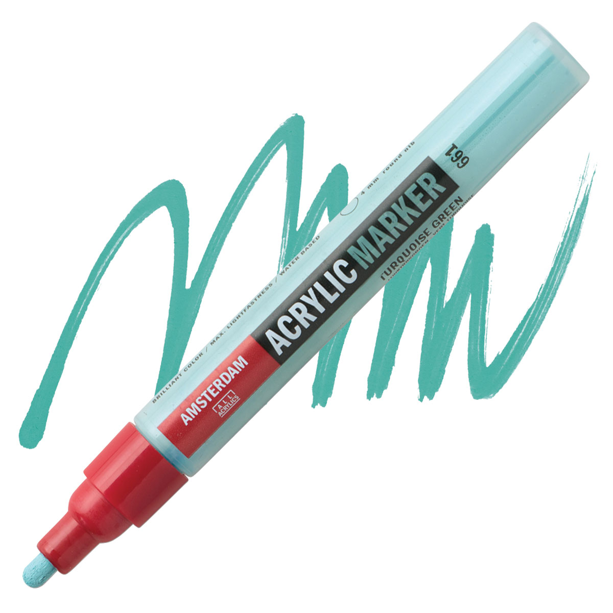 Amsterdam Acrylic Marker - Turquoise Green, 4 mm | BLICK Art Materials