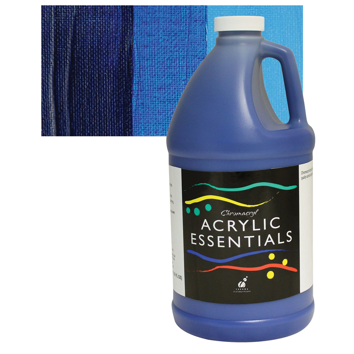 Chromacryl Acrylic Essentials - Cool Blue, Half Gallon | BLICK Art ...