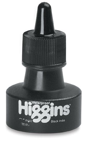 Higgins Waterproof Black Ink | BLICK Art Materials