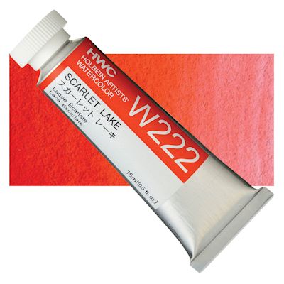Holbein Artists' Watercolor - Scarlet Lake, 15 ml tube | BLICK Art ...