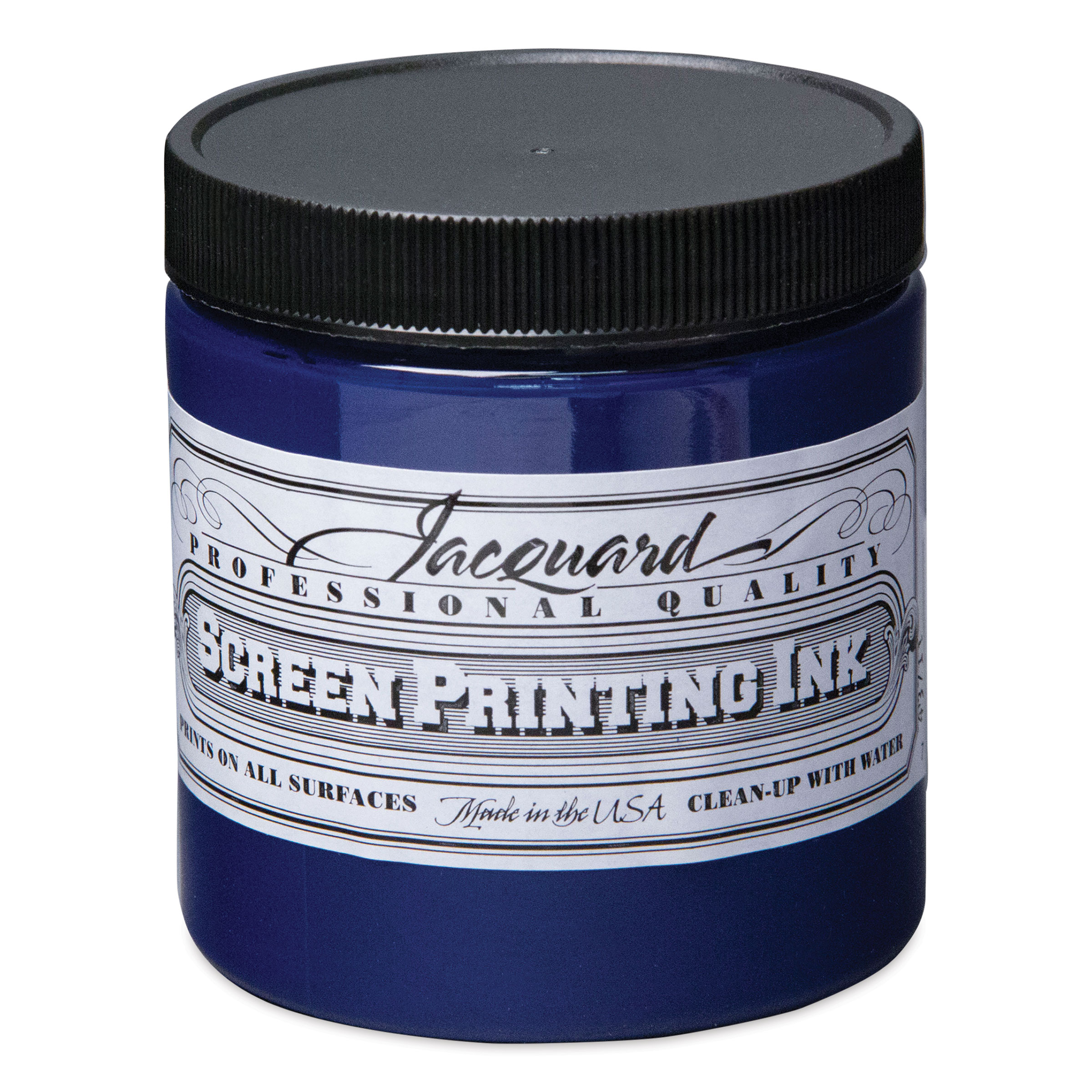 Jacquard Screen Printing Ink - Blue, 8 oz | BLICK Art Materials
