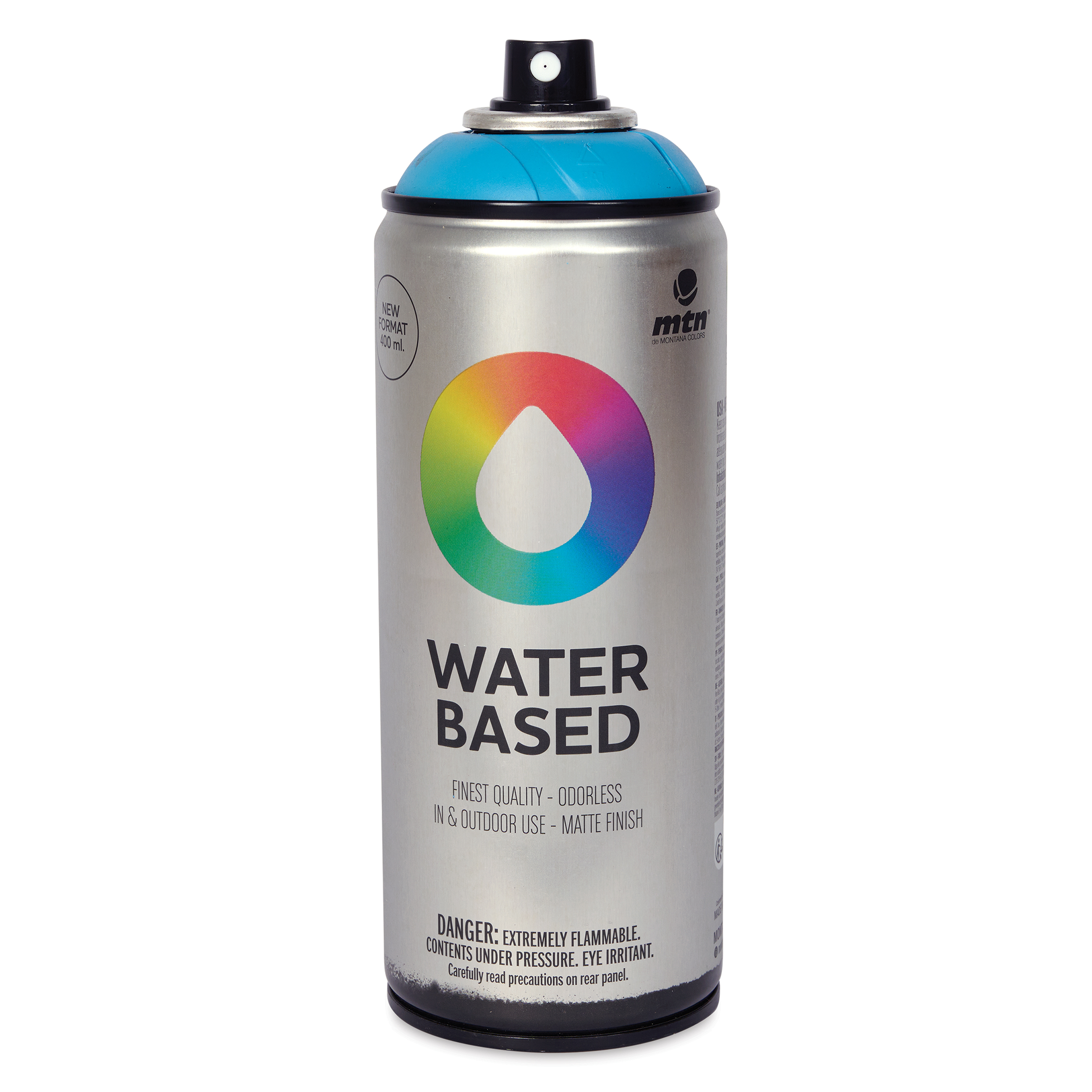 MTN Water Based Spray Paint - Dream Blue, 400 ml Can | BLICK Art Materials