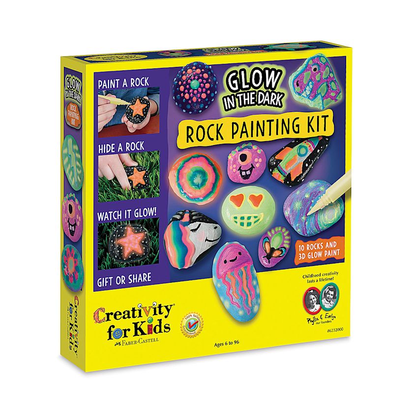 Creativity for Kids Glow in the Dark Rock Kit | BLICK Art Materials
